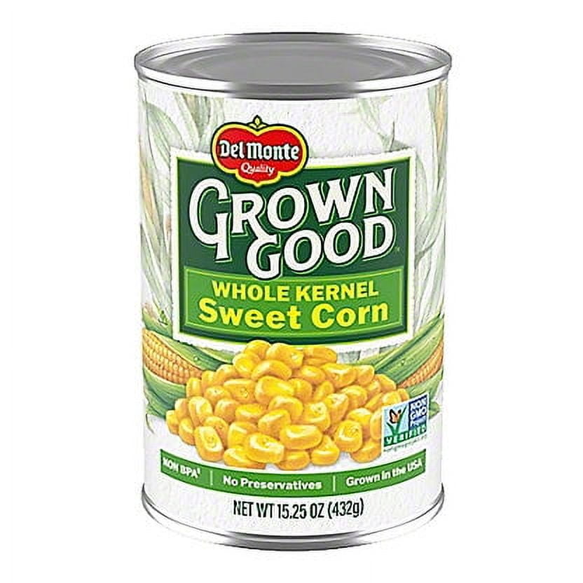 Del Monte Grown Good Whole Kernel Sweet Corn, 15.25 oz - Walmart.com