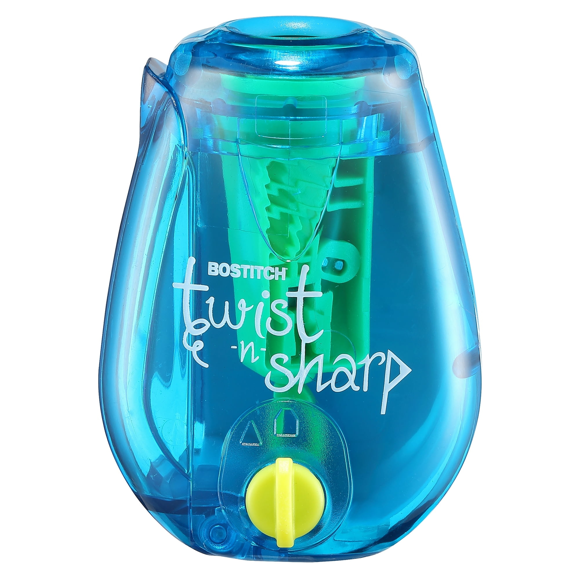 Pack of 2 Bostitch Twist-n-Sharp Manual Pencil Sharpener, Assorted ...