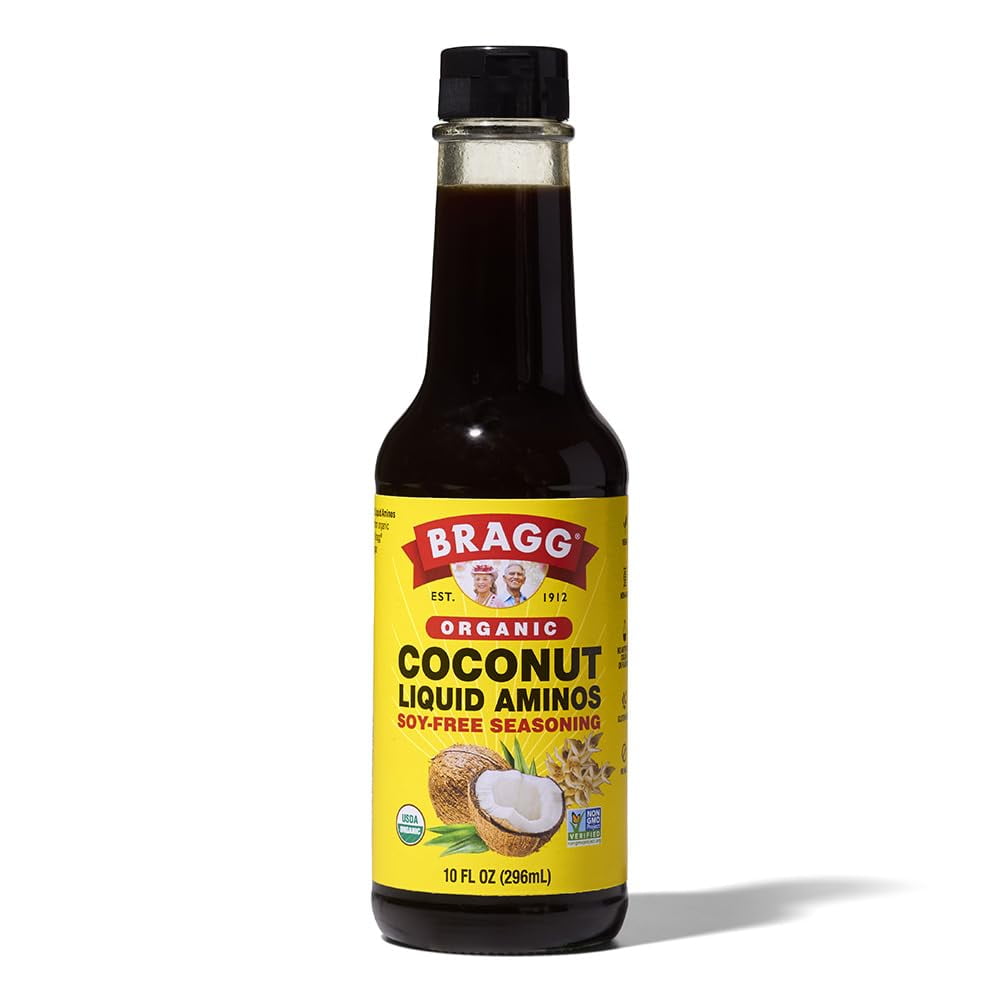 Pack of 2 Bragg Organic Coconut Aminos, Soy-Free Seasoning - Vegan ...