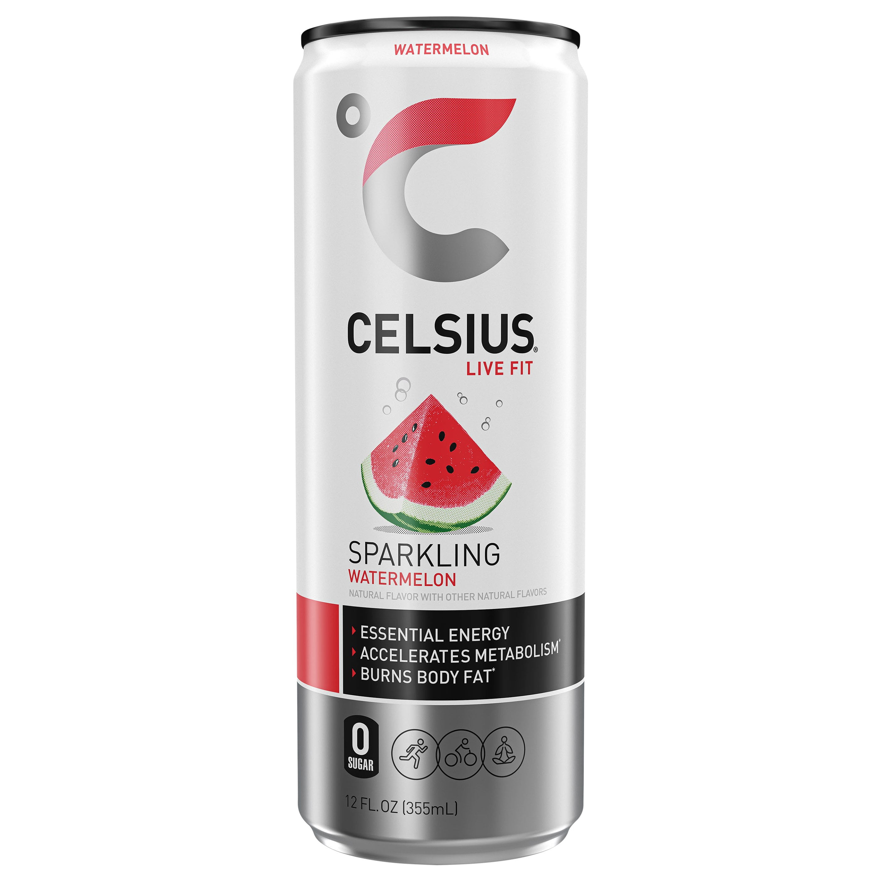 Celsius Rtd Sparking Watermelon, 12 Ounce - Pack of 2 - Walmart.com