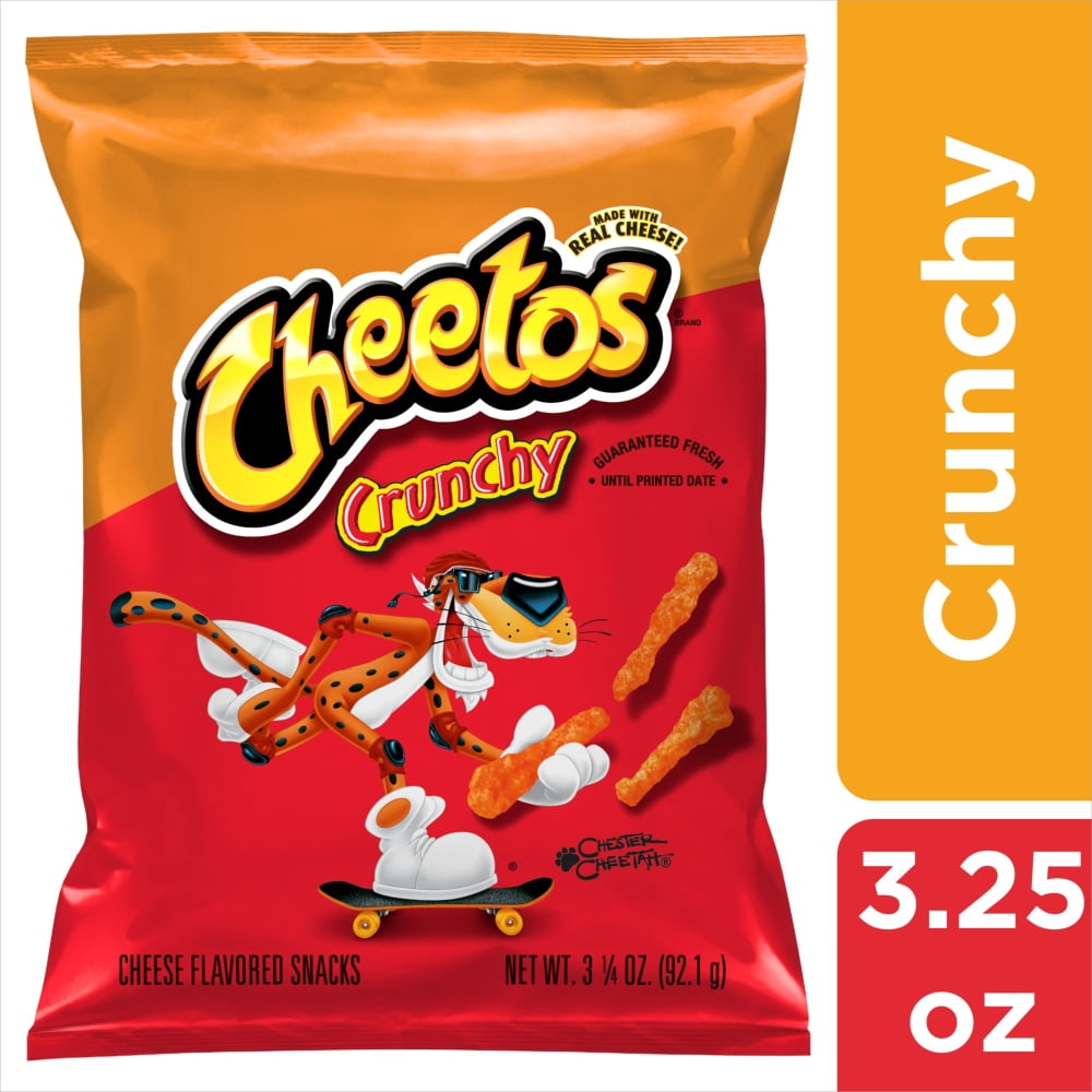 Pack of 2 Cheetos Crunchy Cheese Chips, 3.25 oz (Package May Vary ...