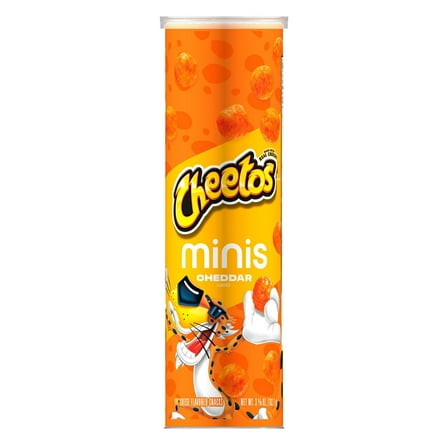Cheetos Minis Snacks Snowy Cheese Balls White Cheddar Flavored, 3.625oz ...