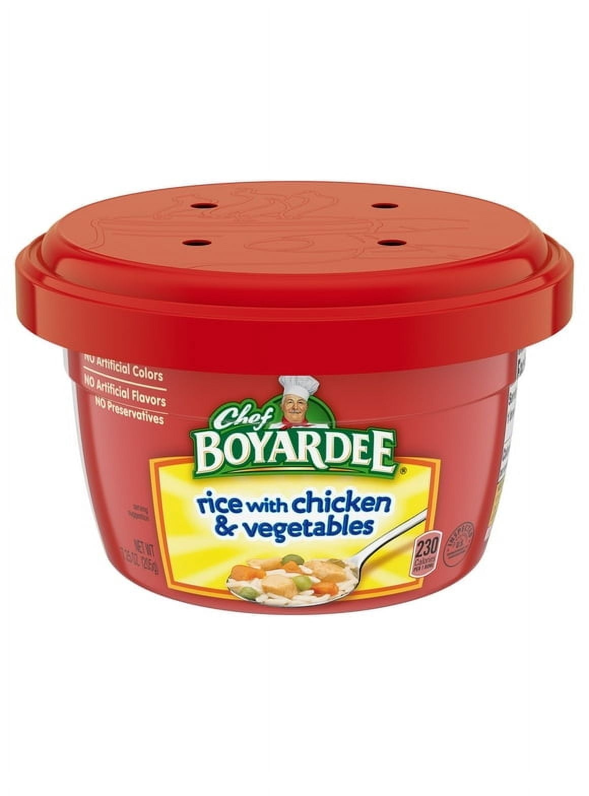 Pack of 2 Chef Boyardee Rice with Chicken and Vegetables, Microwavable ...