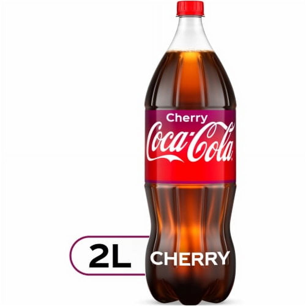Pack of 2 - Coca-Cola Cherry Soda Bottle 2 liter - Walmart.com