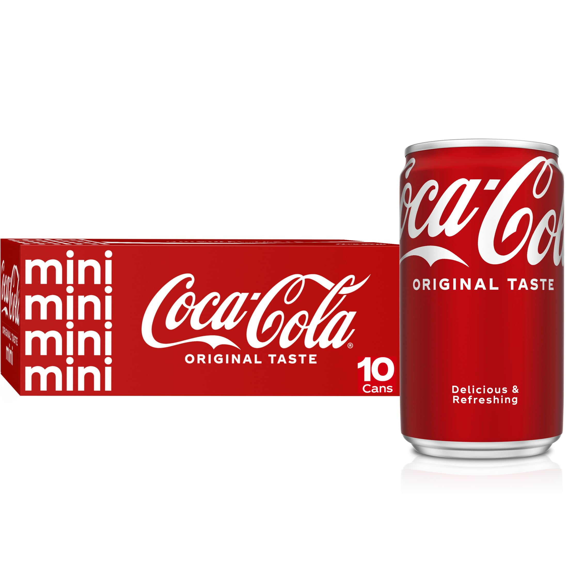 Pack of 2 - Coke Mini-Can 7.5Oz, 10 Pack Packaging May Vary - Walmart.com