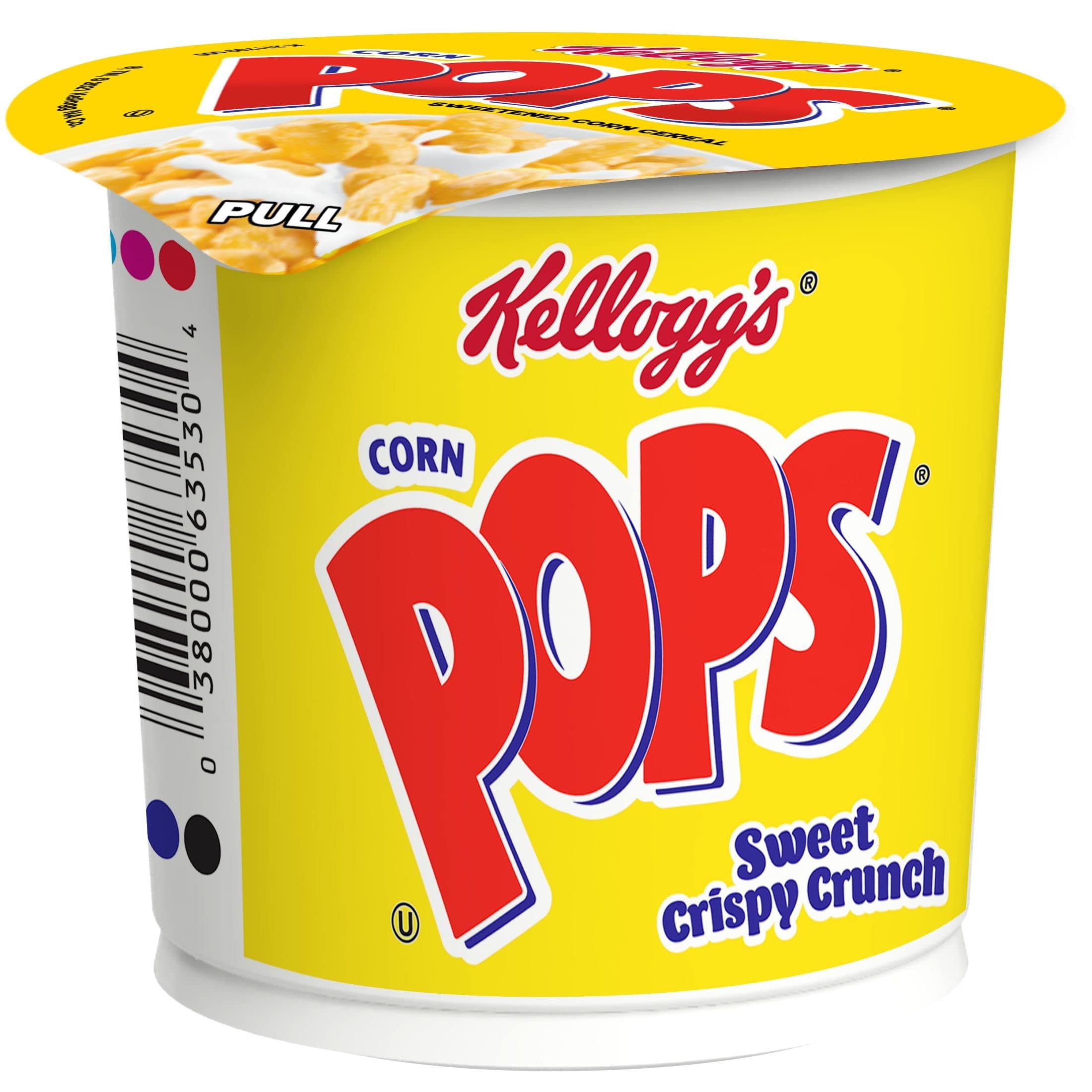 Corn Pops Cold Breakfast Cereal Cup, Pack of 2, 1.5oz Cup - Walmart.com
