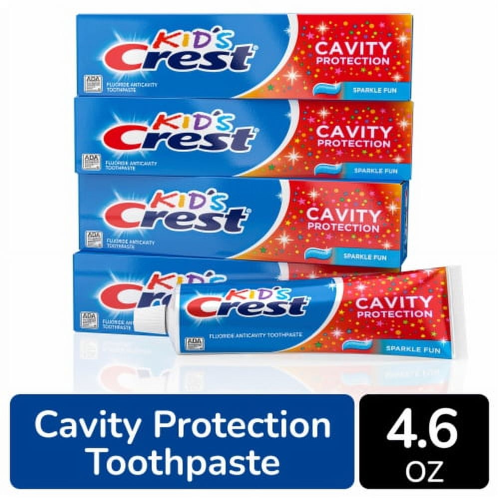 Pack of 2 - Crest Kids Cavity Protection Sparkle Fun Flavor Toothpaste ...