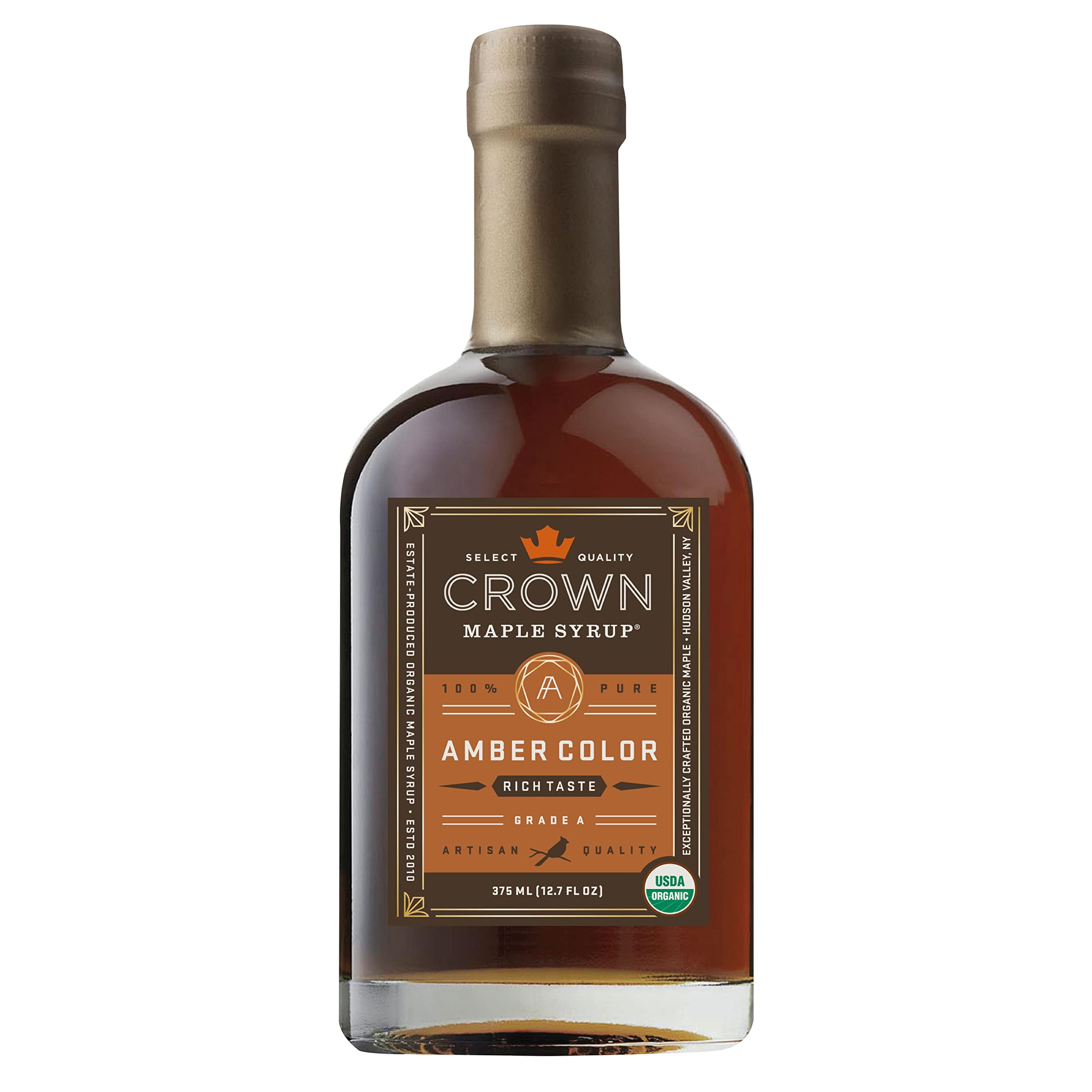 Pack of 2 Crown Maple Amber Color, Rich Taste Organic Maple Syrup, 12.7 ...