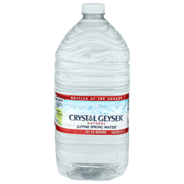 Crystal Geyser Alpine Spring Water, Pack of 2, 1 Gallon Each, Kosher ...