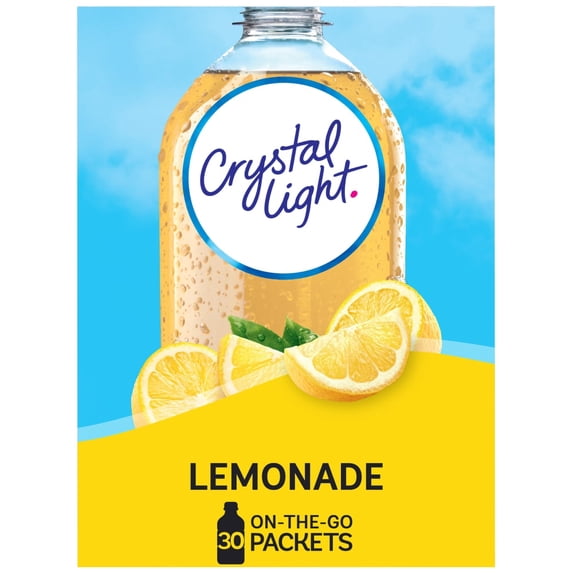 2X-Crystal Light Lemonade Naturally Flavored Powdered Drink Mix - 30 ct ...
