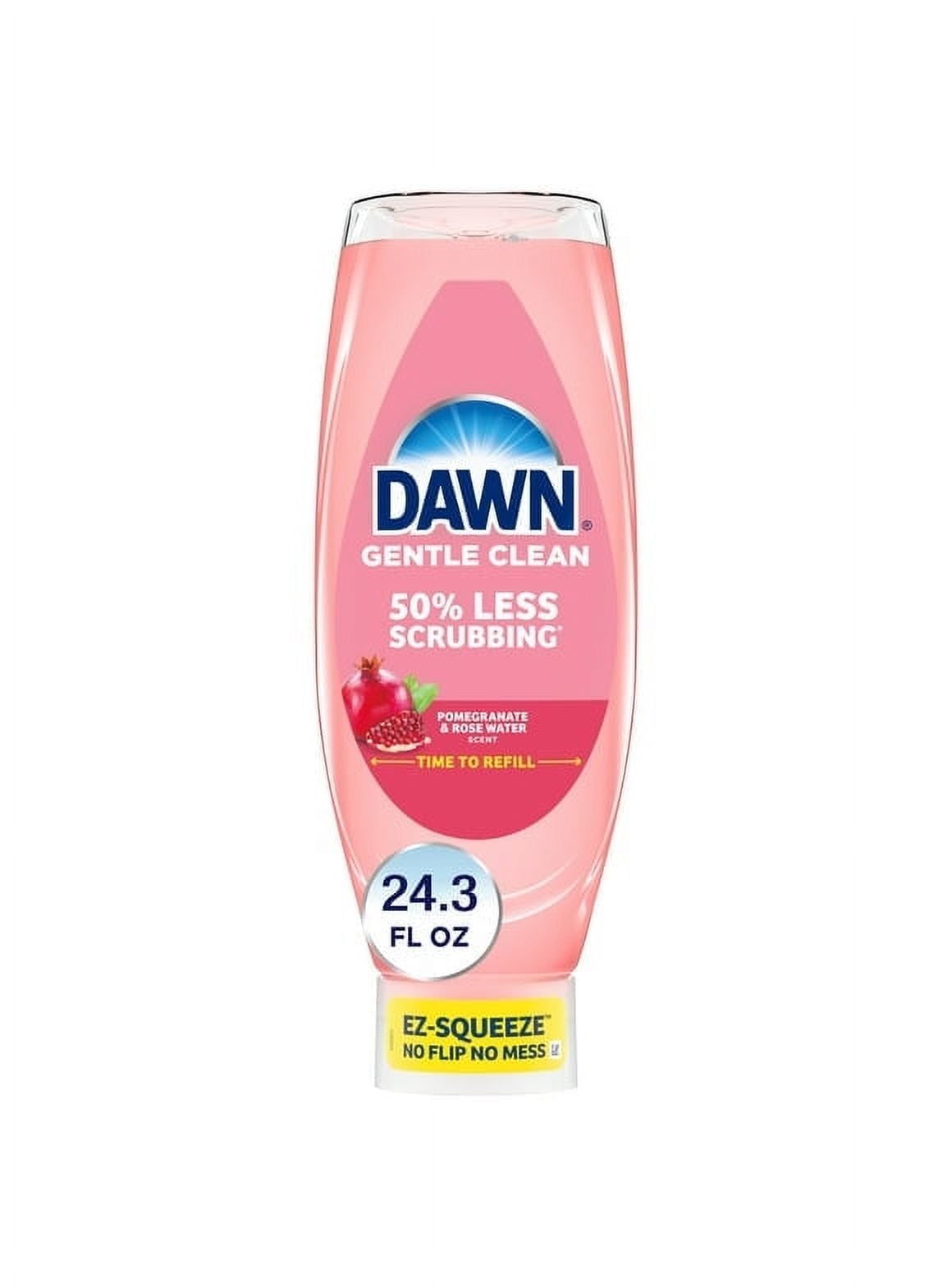 Pack of 2 Dawn Gentle Clean EZ-Squeeze Dish Soap, Pomegranate Rose ...