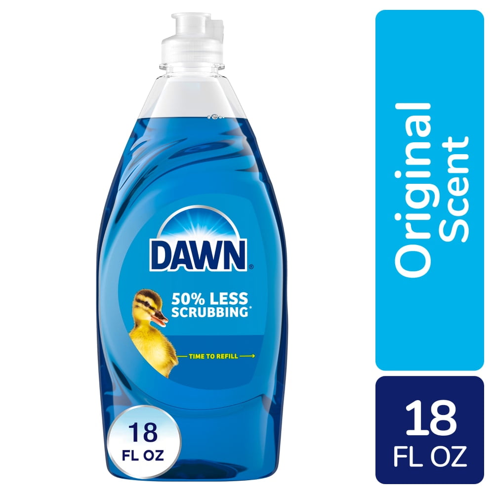 Pack of 2 Dawn Ultra, Original Scent, Liquid, Dish Soap, 18 fl oz (packaging may vary) - Walmart.com
