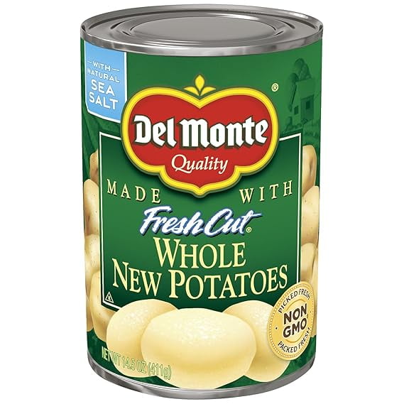 (Pack of 2) Del Monte Foods Whole New Potatoes, 14.5 oz - Walmart.com