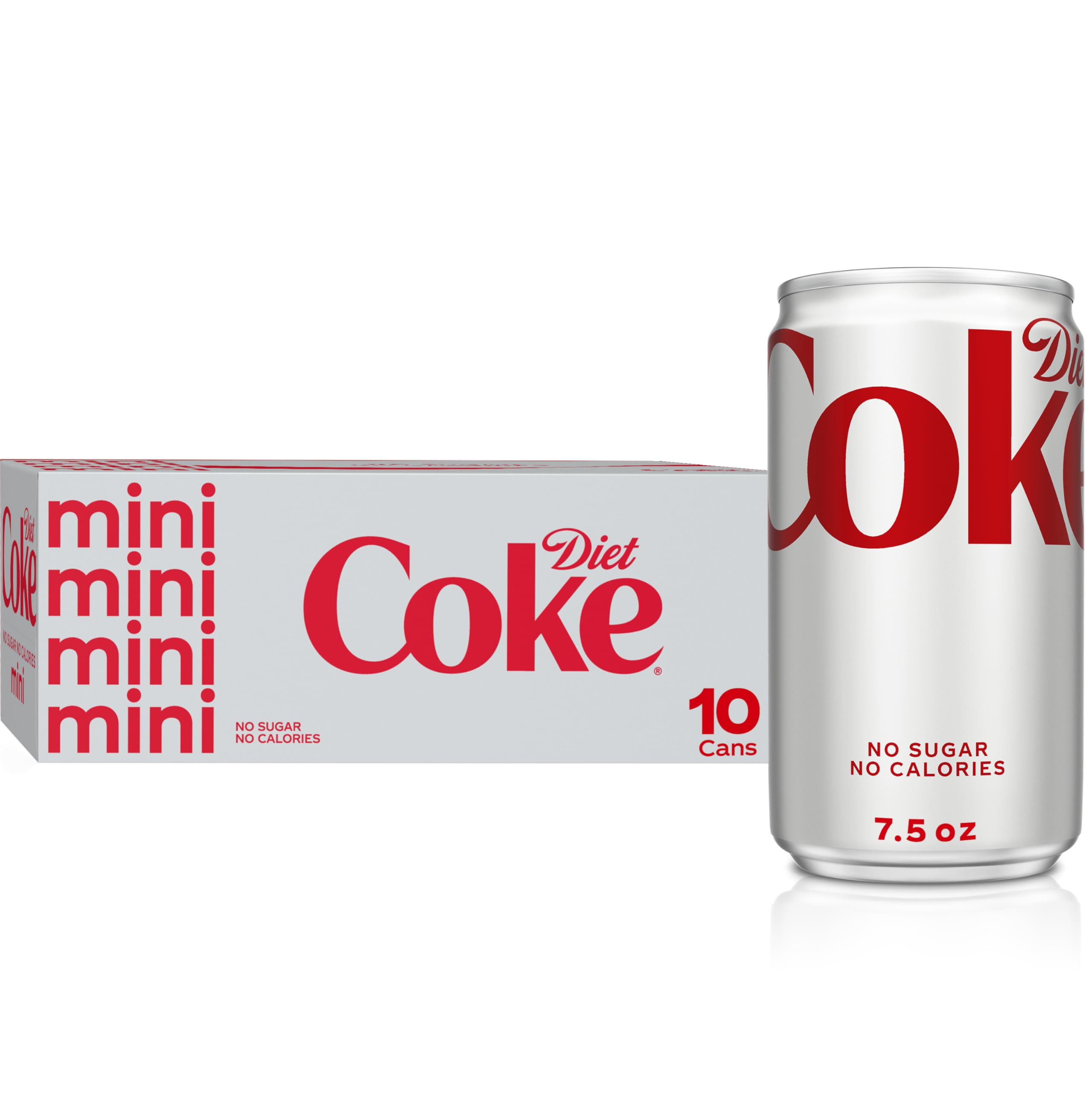 Diet Coke Mini Cans 7 5 Fl Oz Pack Of 10 Kosher High Caffeine Cola Diet Coke Mini Cans 7 5 Fl Oz Pack Of 10 Kosher High Caffeine Cola