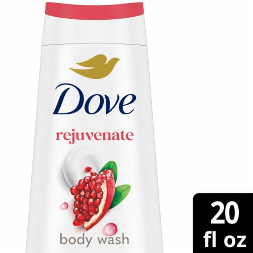 Dove Body Wash for 24hr Lotion-Soft Skin Rejuvenate Pomegranate ...