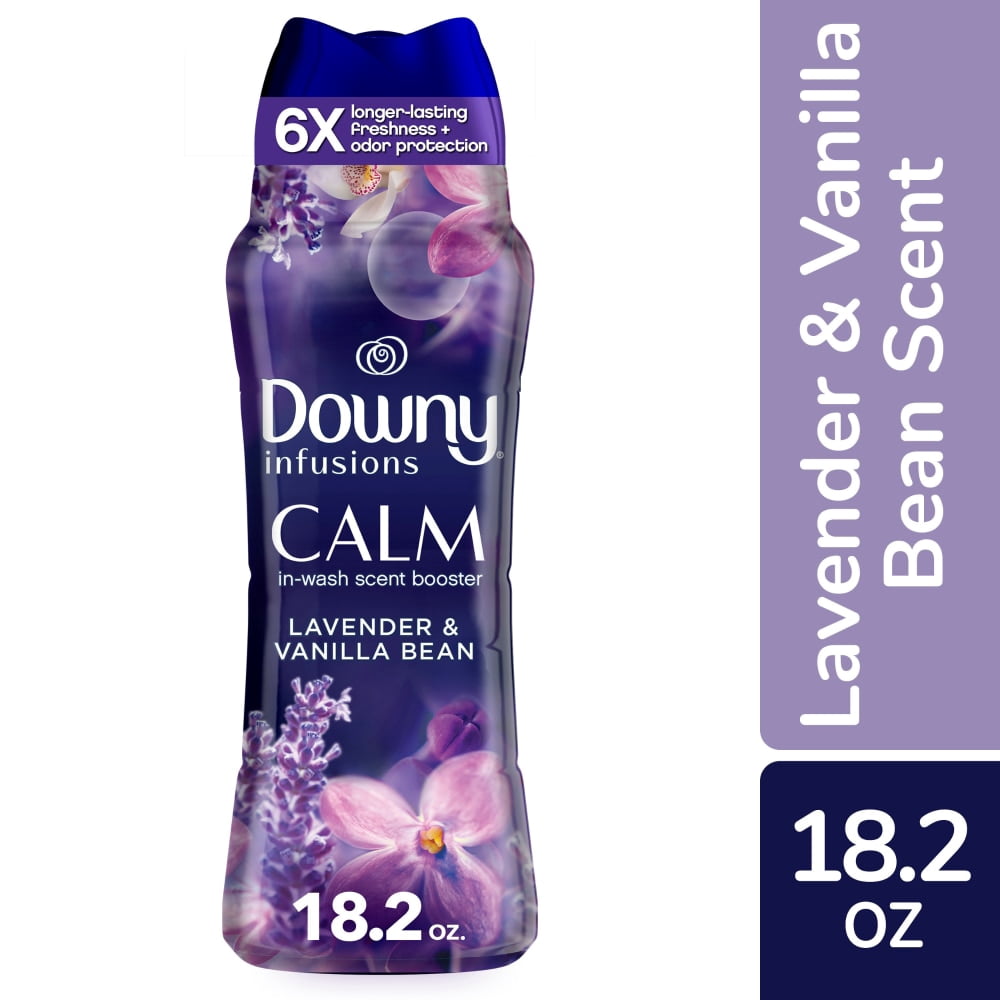 Pack of 2 Downy Infusions Lavender and Vanilla Bean Calm In-Wash Scent ...