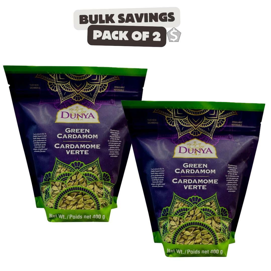 Pack of 2 - Dunya Green Cardamom (400 g) each - Walmart.com