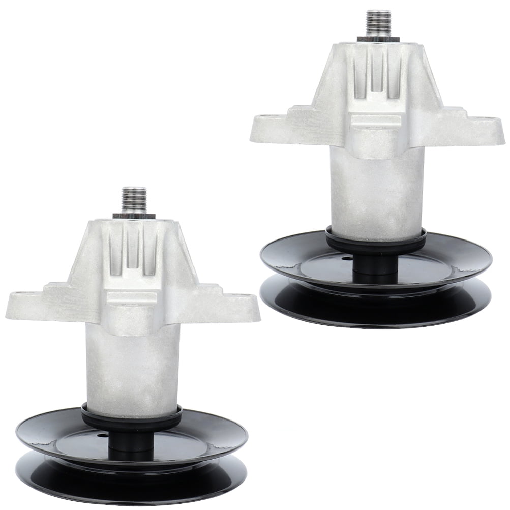 Pack of 2 ECCPP Spindle Assembly w/PULLEY Lawn Mower Spindles Replaces for Troy Bilt for MTD 918 ...