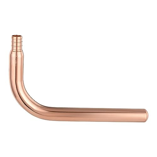 (Pack of 2) EFIELD 6-inch Length, 1/2" Barb Crimp Pex Copper Stub Out ...