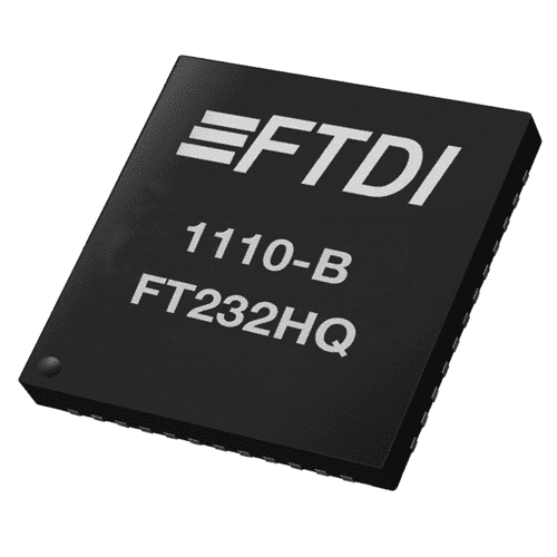 Pack of 2 FT232HQ-REEL USB Interface IC USB HS to UART/FIFO SPI/JTAG ...