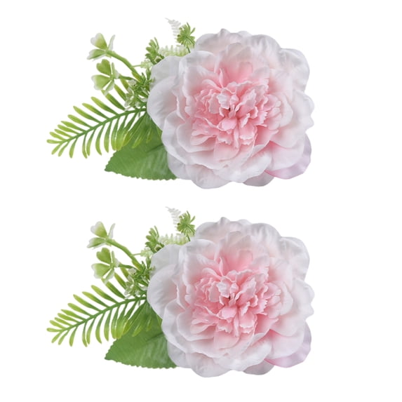 Pack of 2 Florals Curtain Clips Adjustable Window Drapery Tiebacks Ties ...