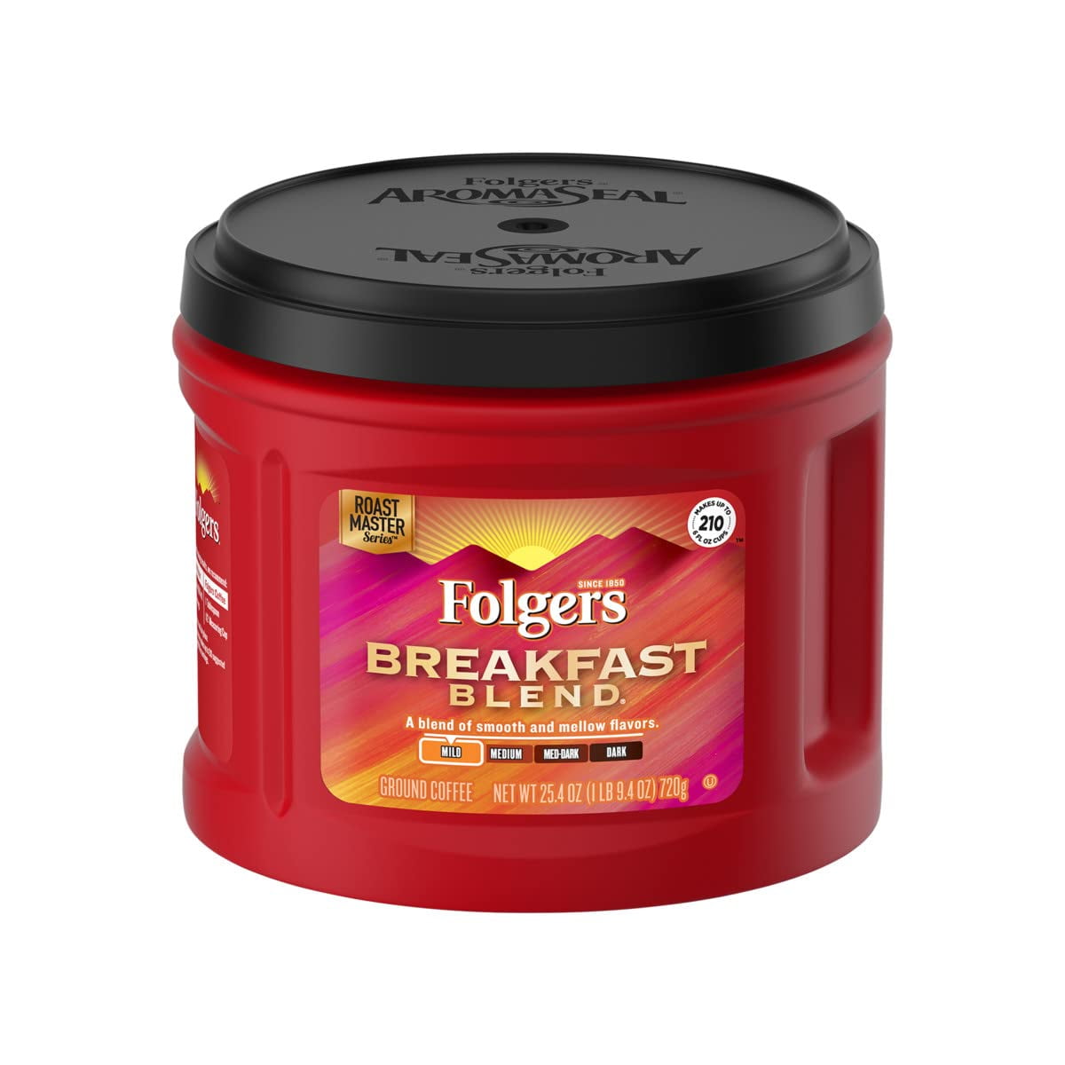 Pack of 2 - Folgers Breakfast Blend Mild Roast Ground Coffee, 25.4 Ounces - Walmart.com
