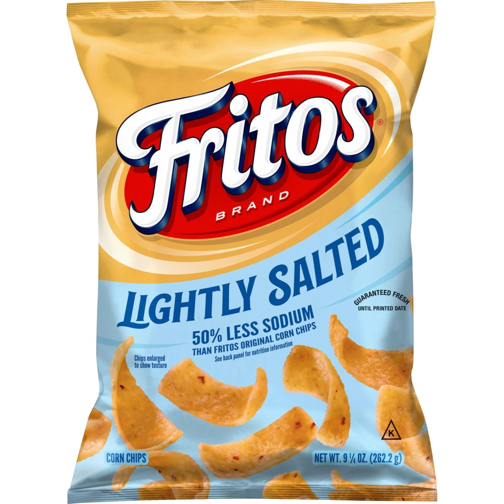 Pack of 2 Fritos Original Lightly Salted Corn Chips, 9.25 oz (Package ...