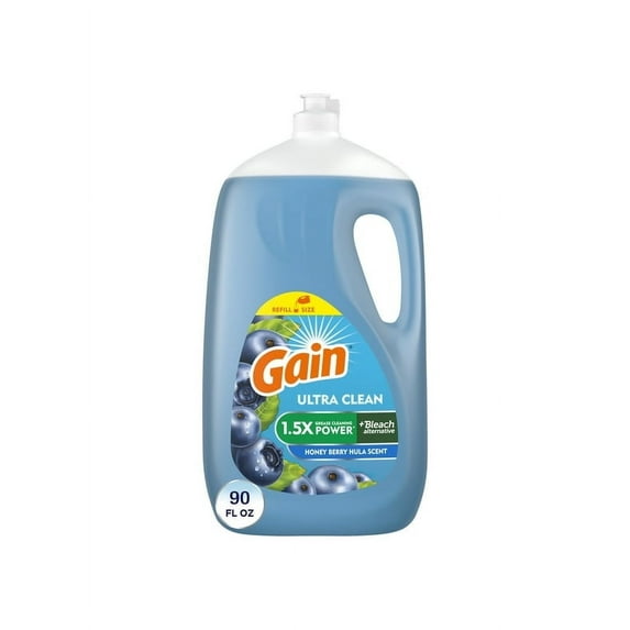 Pack of 2 Gain Ultra Dish Washing Liquid Dish Soap, Honey Berry Hula ...