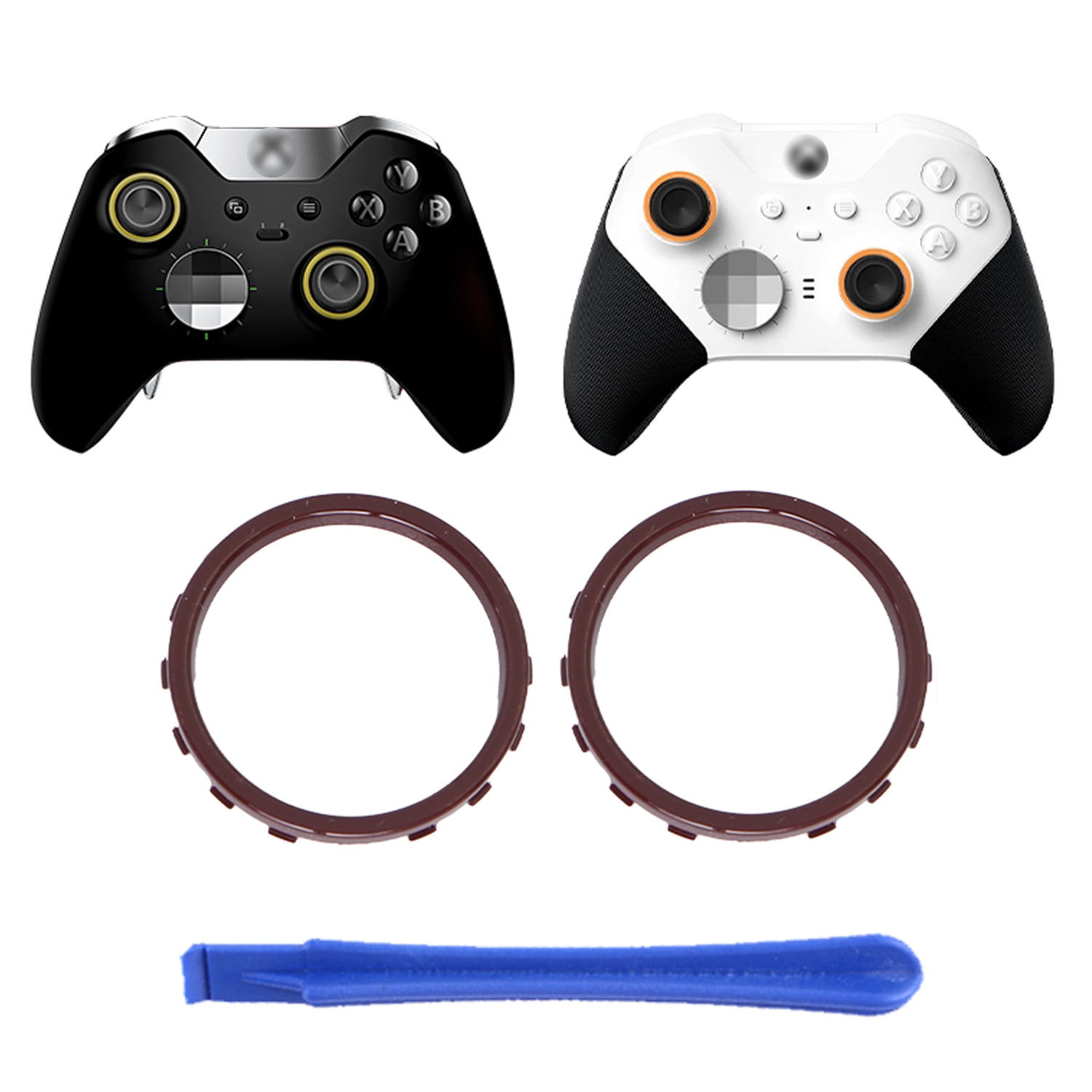 Pack of 2 Game Controller Rocker Ring Decorative Ring for Xbox One ...