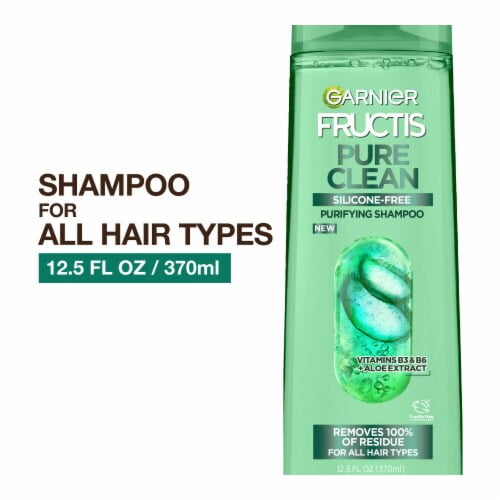 Pack of 2 - Garnier Fructis Pure Clean Purifying Shampoo Silicone Free ...