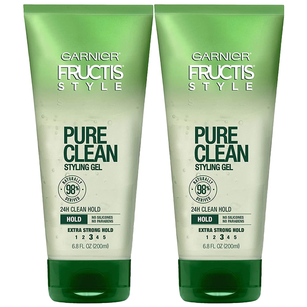 Pack of (2) Garnier Fructis Style Pure Clean Styling Gel, 6.8 Ounces ...