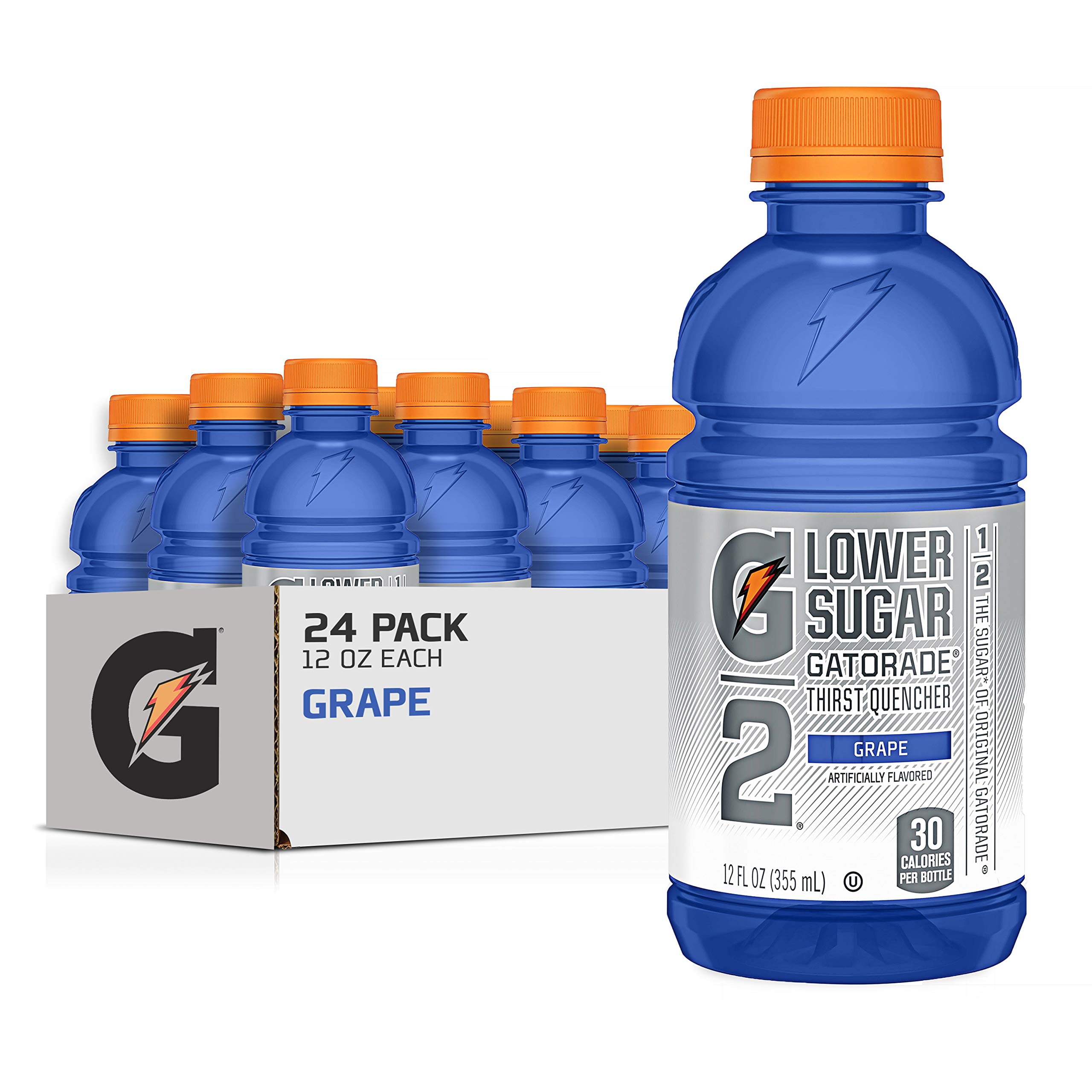 Pack of 2 - Gatorade G2 Sports Drink Low Calorie, Grape, 24 Count ...