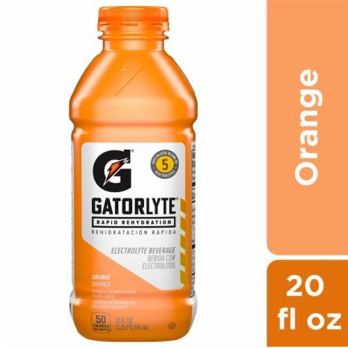 Pack of 2 - Gatorade Gatorlyte Orange Sports Drink Bottle 20 fl oz ...