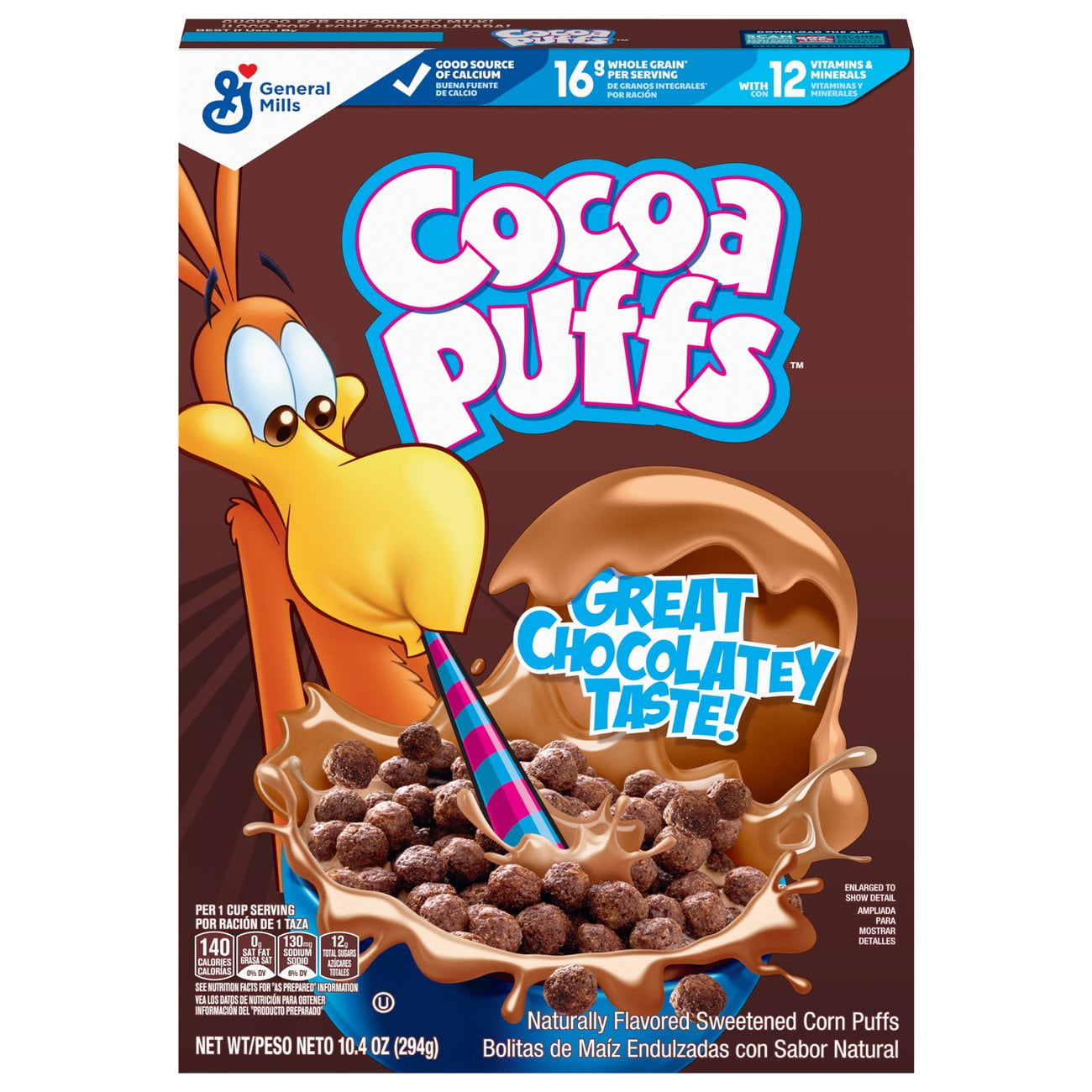 Pack of 2 General Mills Cocoa Puffs Cereal, 10.4 oz (Package May Vary ...