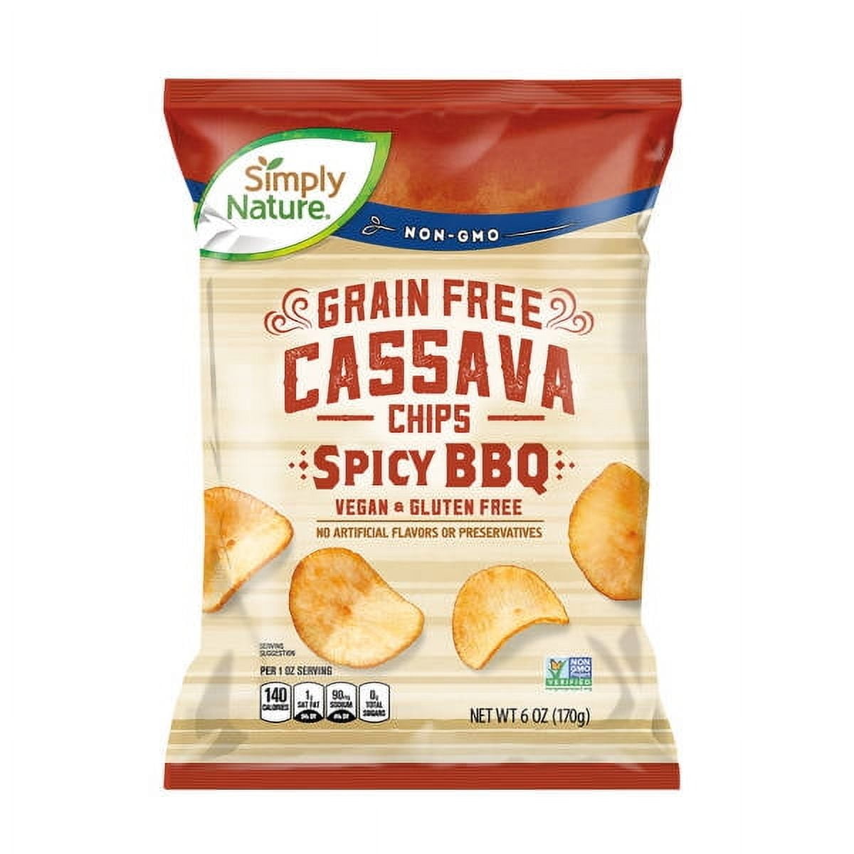 Pack of 2 - Gluten Free Spicy BBQ Cassava Chips, 6 oz - Walmart.com