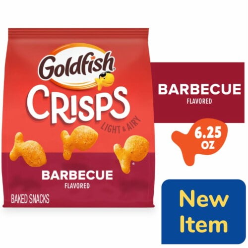 Goldfish Crisps Barbecue Flavored Crisps Crackers 6.25 oz - Pack of 2 ...