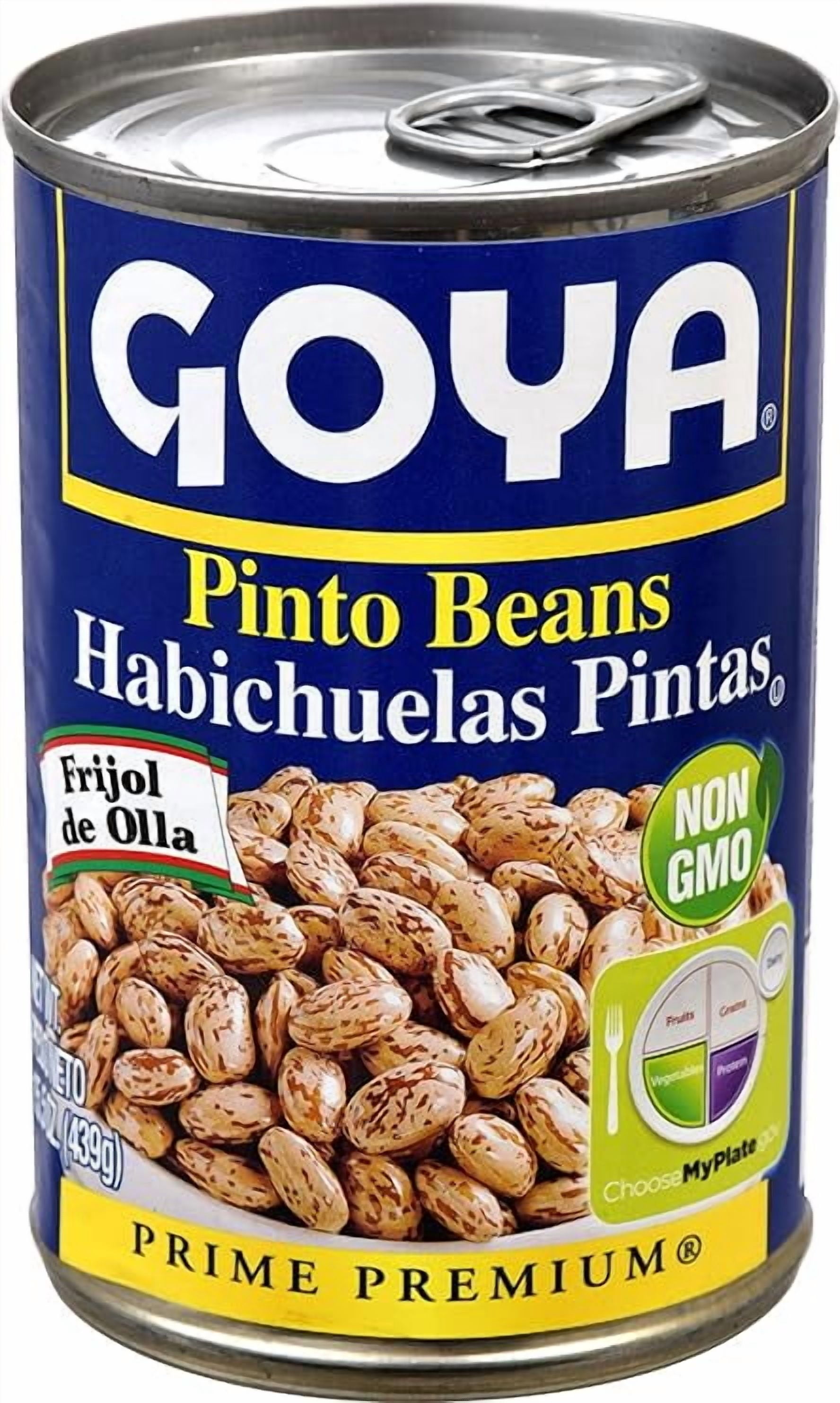 Pack of 2 Goya Canned Pinto Beans, 15.5 Oz - Walmart.com