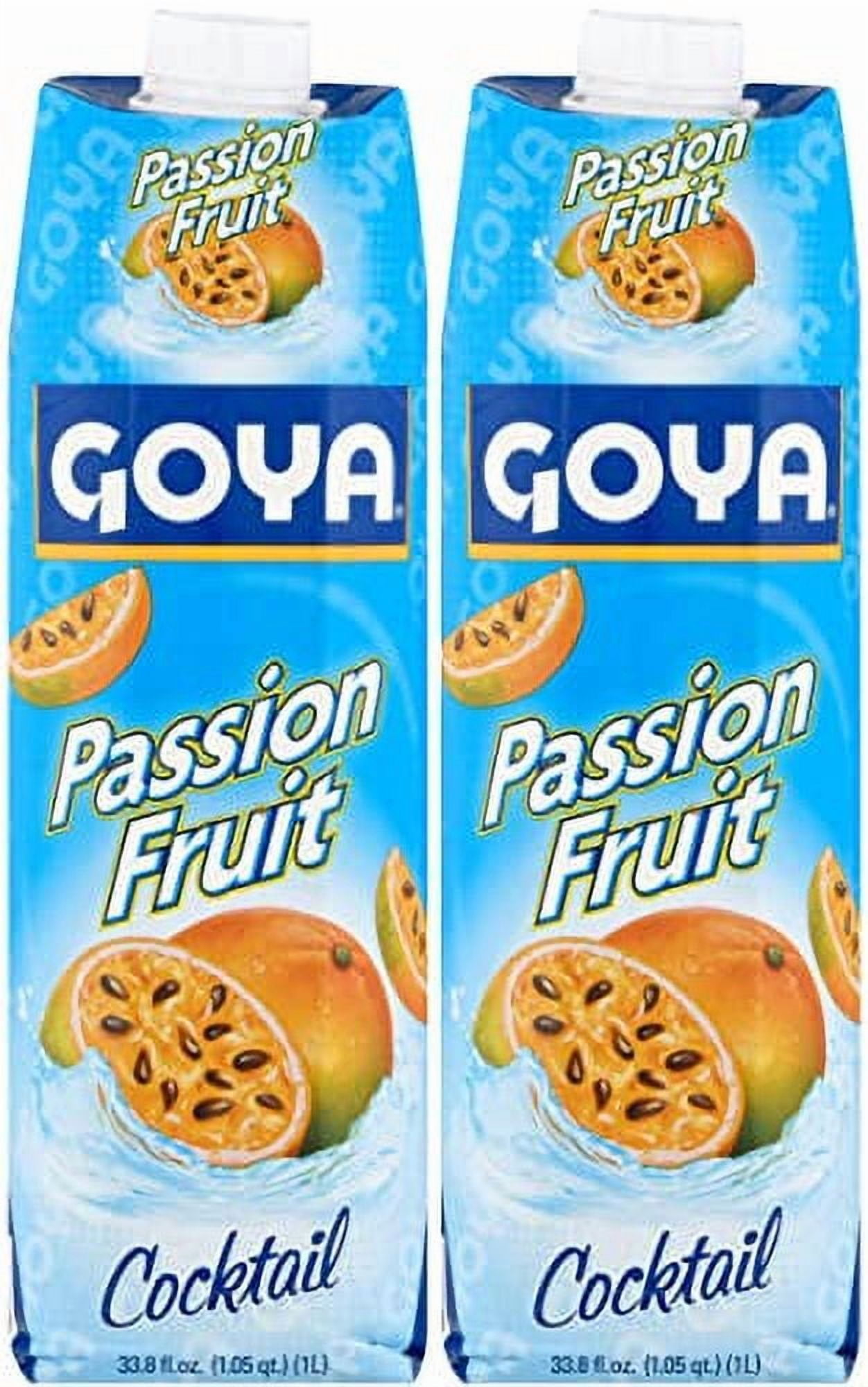 Pack of 2 - Goya - Passion Fruit Cocktail 33.8 Oz (Pack Of 2) Packaging ...