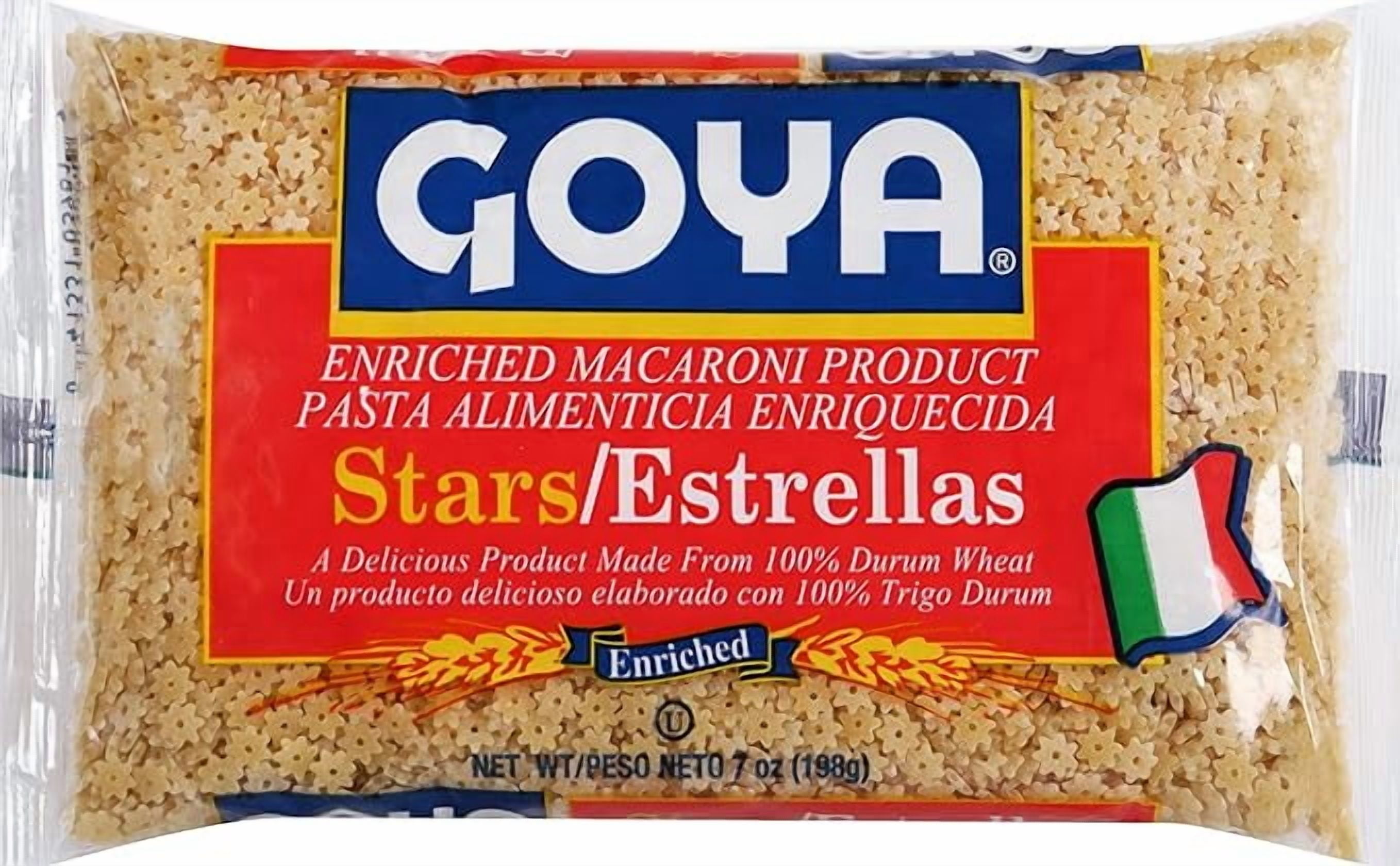 Pack of 2 Goya Stars Enriched Macaroni Pasta, 7 Ounce - Walmart.com