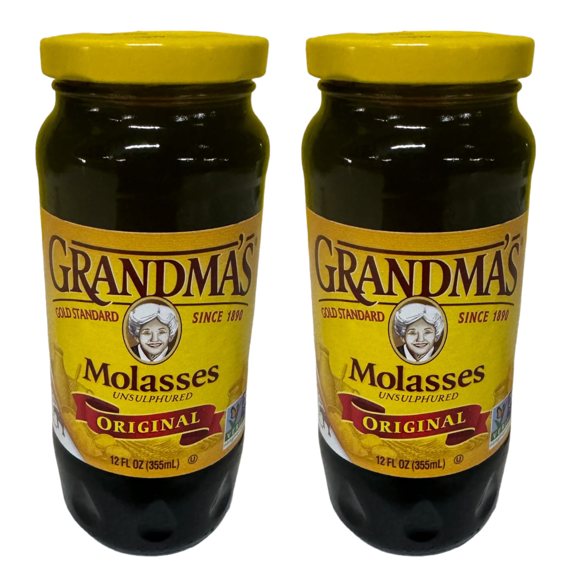 (Pack of 2) Grandma's Original Unsulphured Molasses, 12 fl oz - Walmart.com