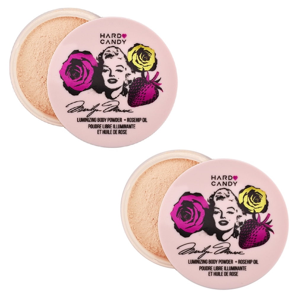 Pack of 2 Hard Candy Marilyn Monroe Luminizing Body Powder + Rosehip ...