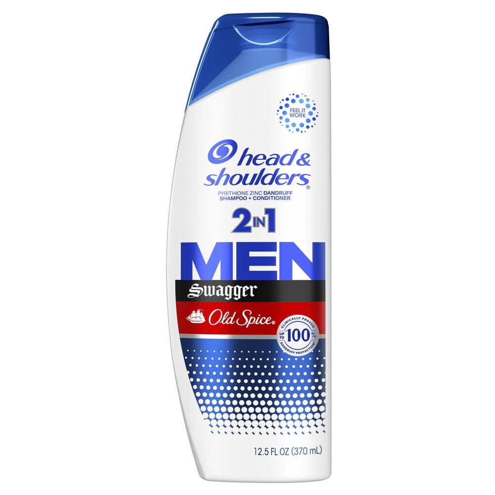 Pack of 2 Head & Shoulders Old Spice Men 2 in 1 Dandruff Shampoo ...