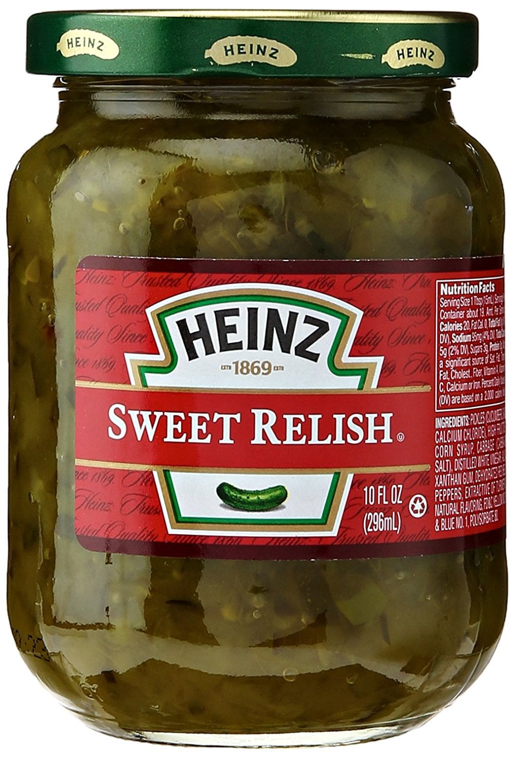 Pack of 2 - Heinz Sweet Relish, 10 Oz Jar Packaging May Vary - Walmart.com