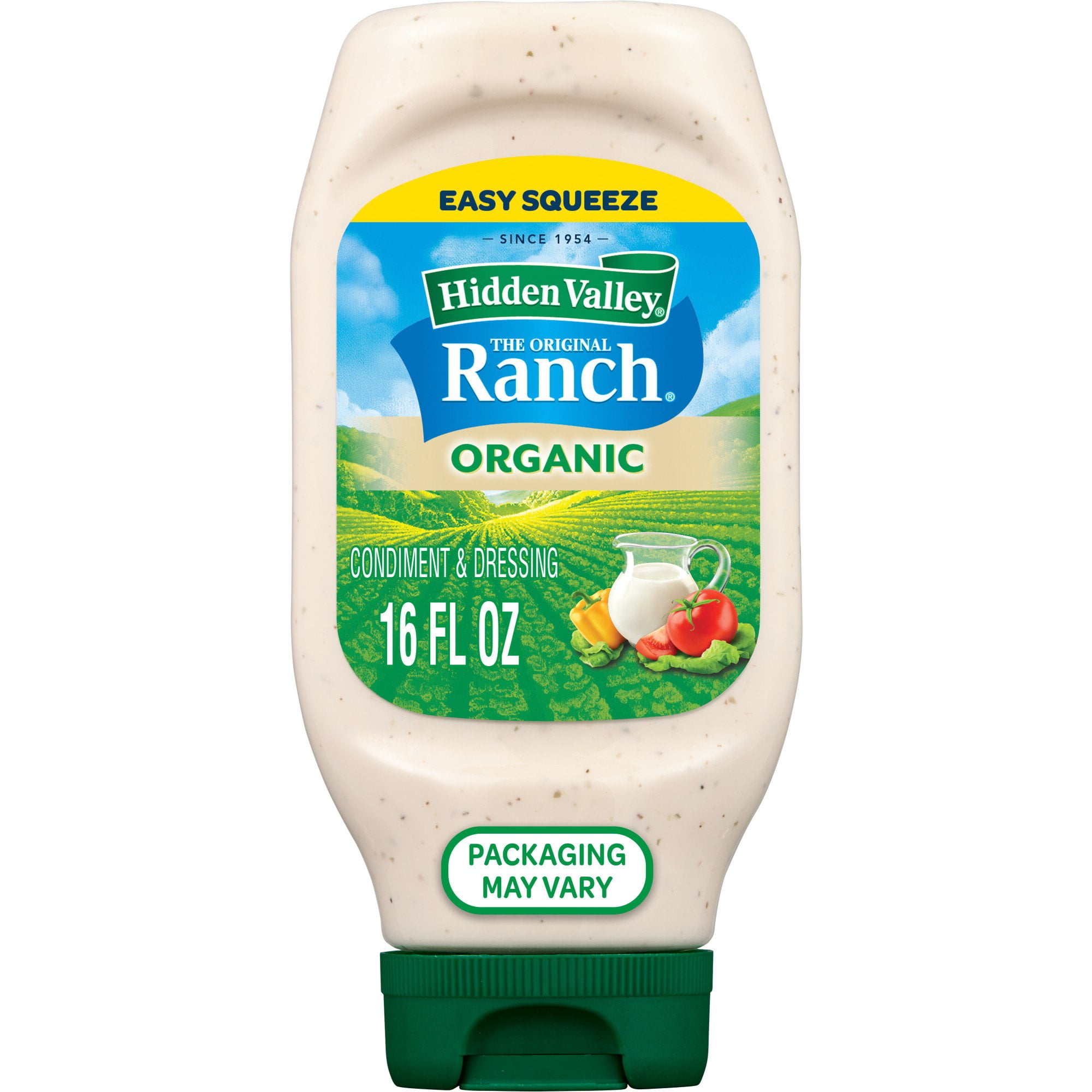 Pack of 2 Hidden Valley Organic Ranch Condiment and Dressing, Easy ...