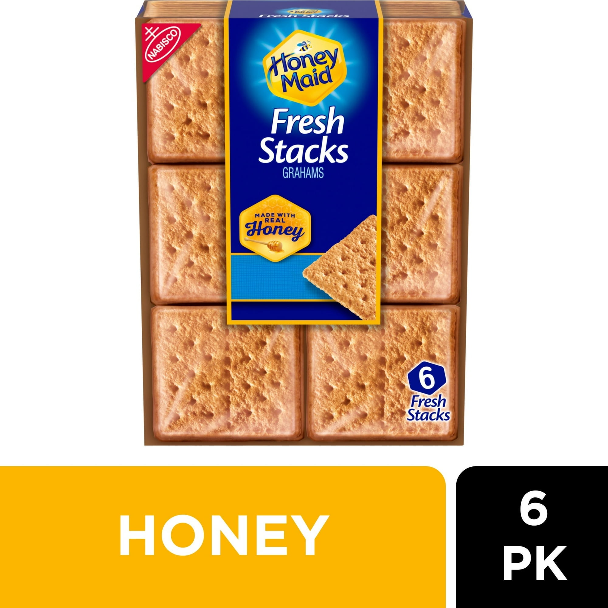 Pack of 2 Honey Maid Fresh Stacks Graham Crackers, 12.2 oz (6 Stacks) - Walmart.com