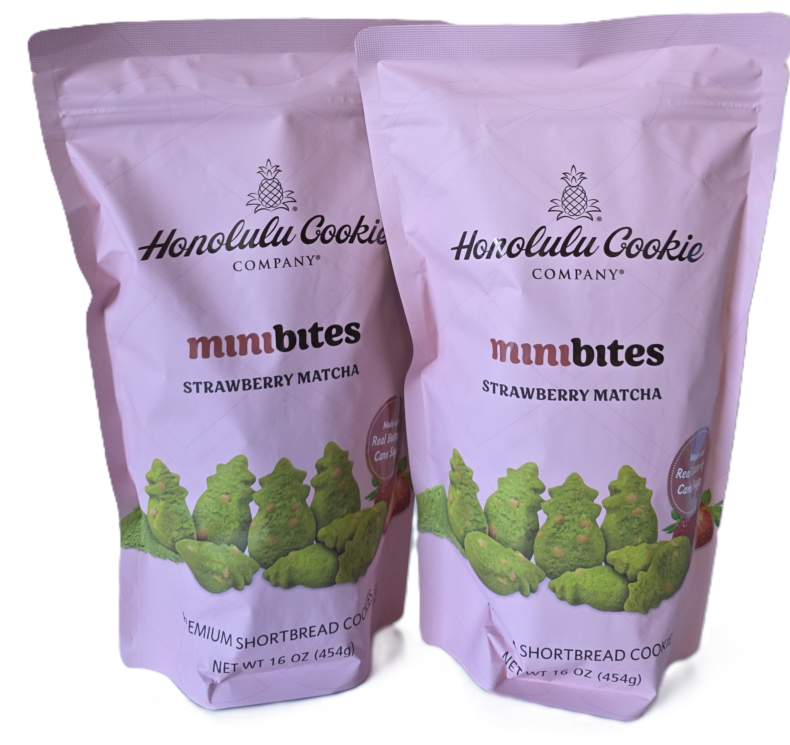 [Pack of 2] Honolulu Cookie MiniBites Strawberry Matcha Shortbread ...
