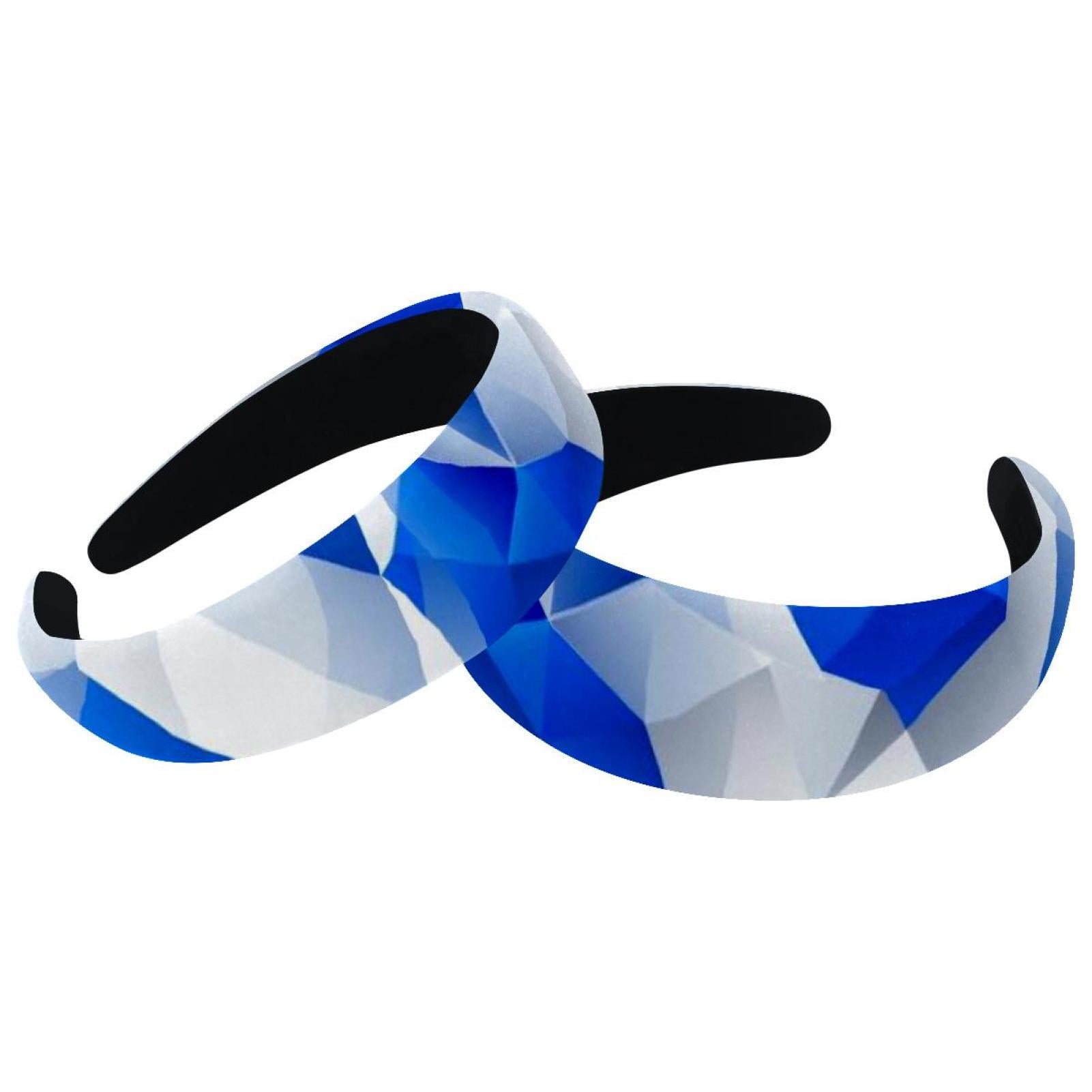 Pack of 2 Israel Flag Headbands for Washing Face or Facial, Skincare ...