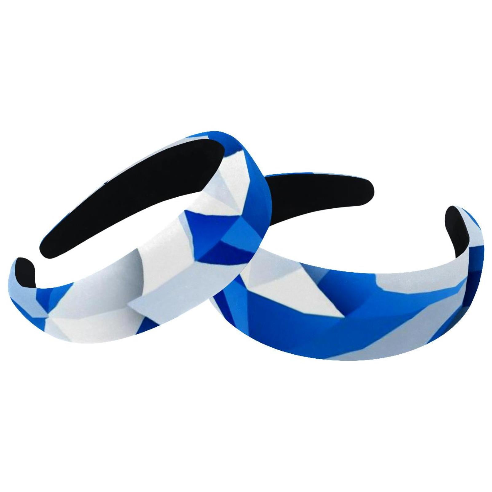 Pack of 2 Israel Flag Headbands for Washing Face or Facial, Skincare ...