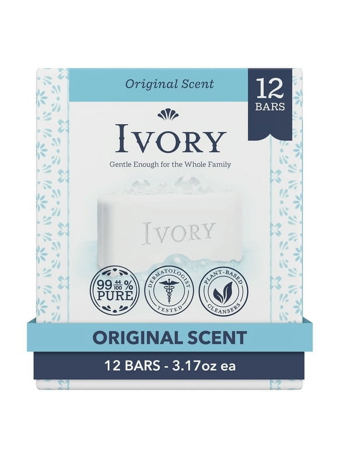 Pack of 2 Ivory Bar Soap, Original Scent, for All Skin Types, 12 Count ...