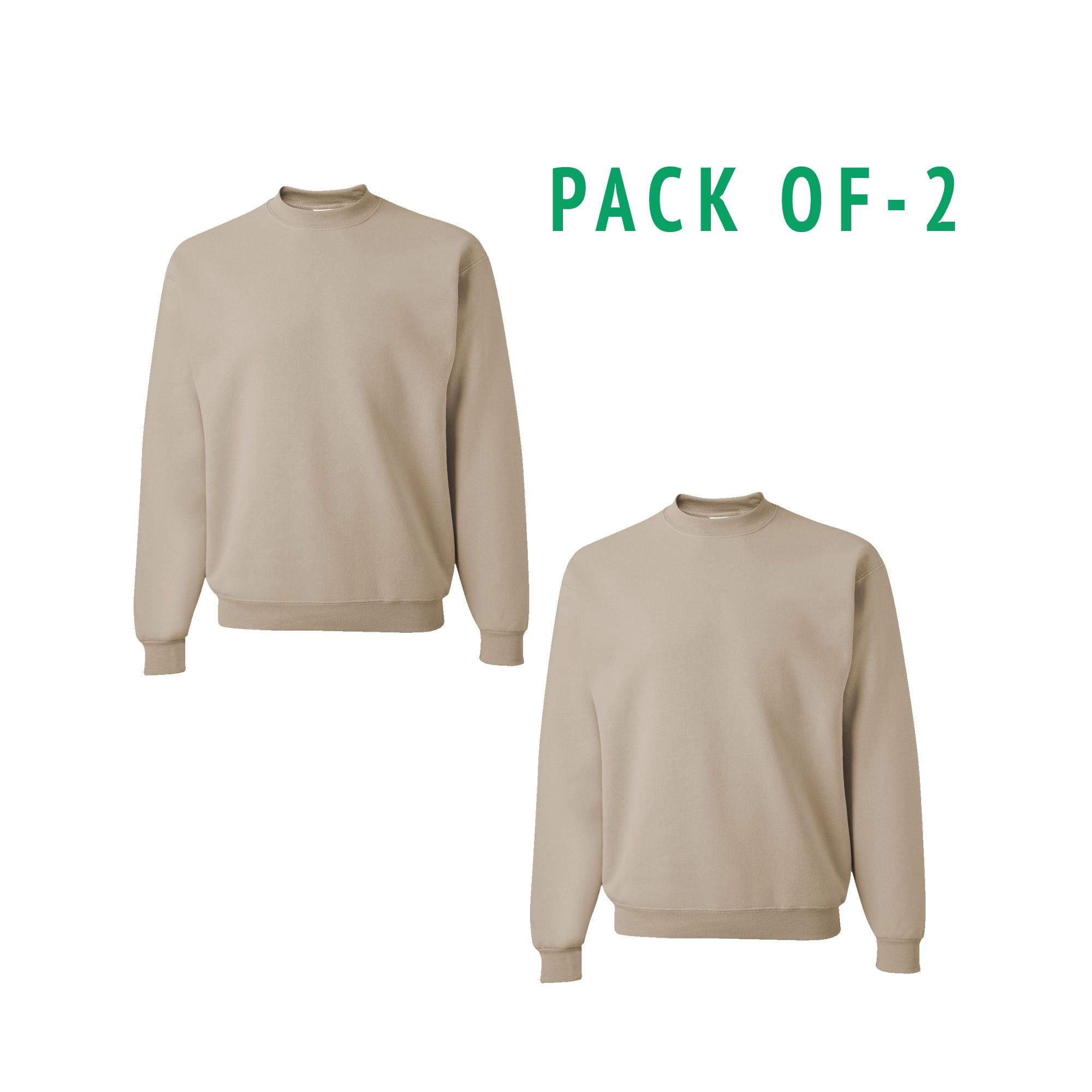 Pack of 2 - JERZEES NuBlend Crewneck Sweatshirt | Size-XL, Color ...